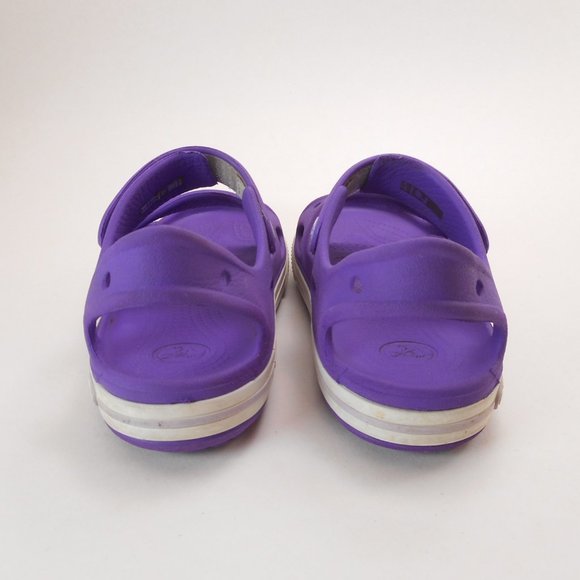 CROCS | Shoes | Crocs Girls Size 3 C13 Crocband Ii Purple Sandals ...